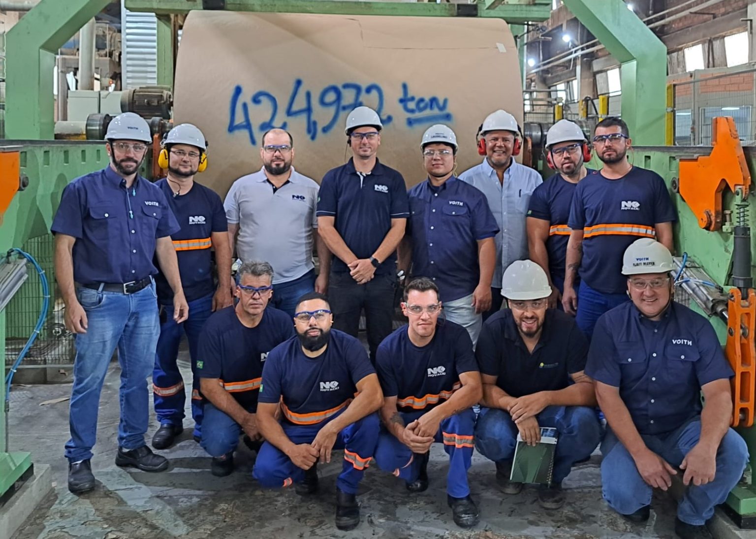 Novacki bate recorde de produção diária com apoio e expertise da Voith ...